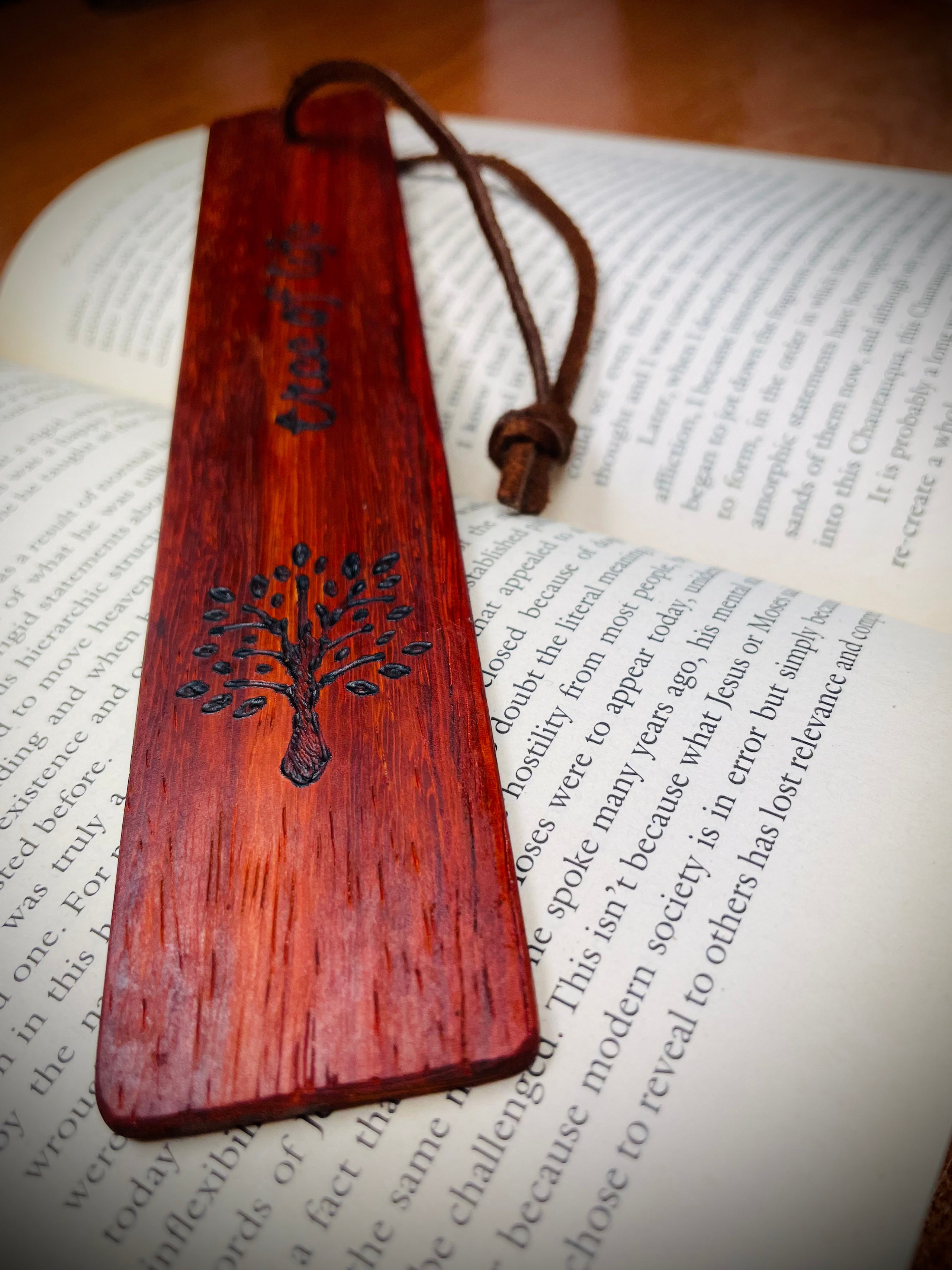 handcrafted wooden bookmark | Gib's Woodworking